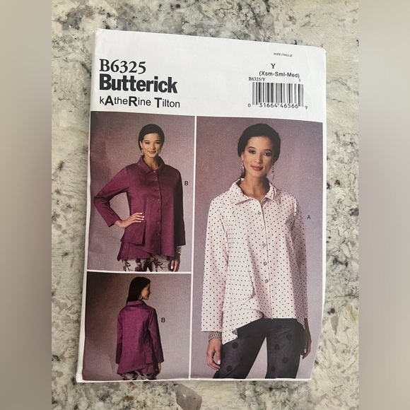 Butterick | Office | Butterick B 6325 Katherine Tilton Uncut Sewing ...
